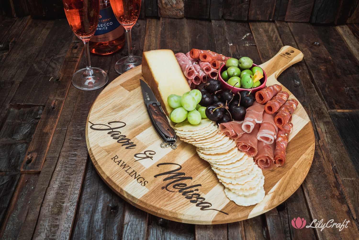 Large Personalised Cheese and Pizza board.
